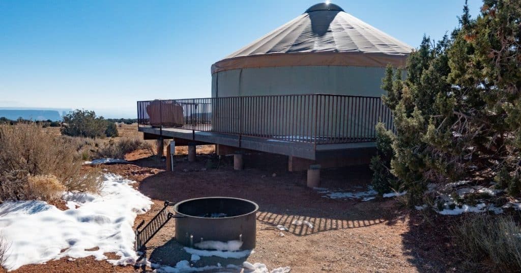 Dead Horse Point Yurts Under The Night Sky